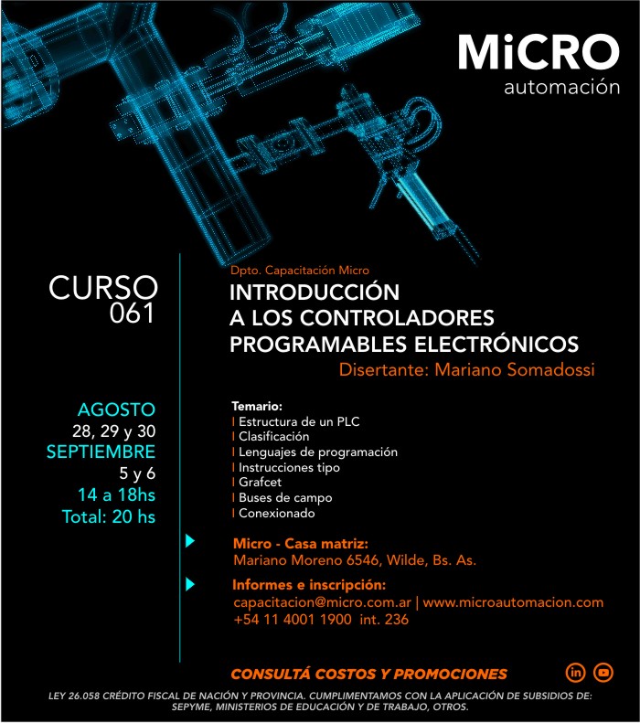 Invitación: Curso de Introducción a los Controladores Programables ...